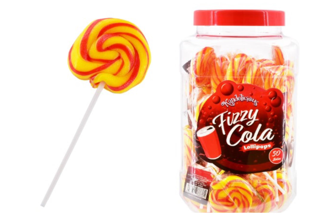 Kandelicious Fizzy Cola Flavour Lollipop 30g – Radish Loves