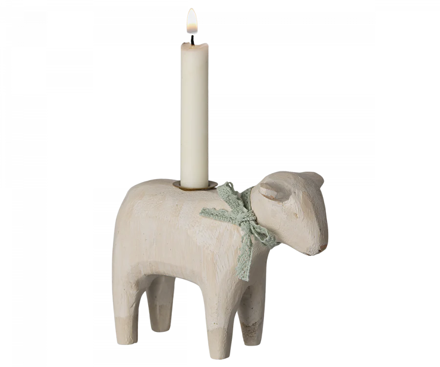 Maileg Metal Lamb Candle Holder Mint – Radish Loves